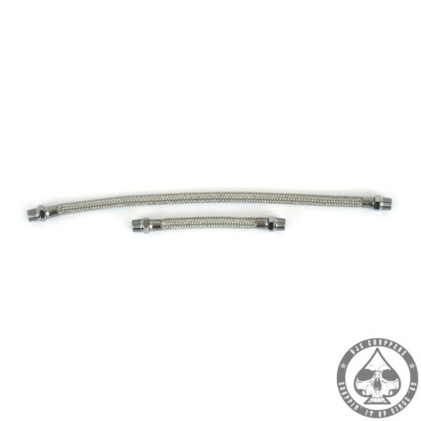Rocker box braided oil line set, 66-84 BT - RJC Choppers