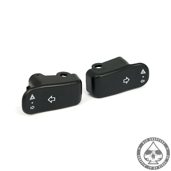 Turn Signal Thumb extensions, Black - RJC Choppers