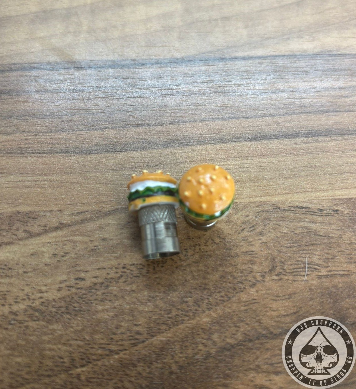 Valve Caps, Hamburger - RJC Choppers - Valve Caps, Hamburger